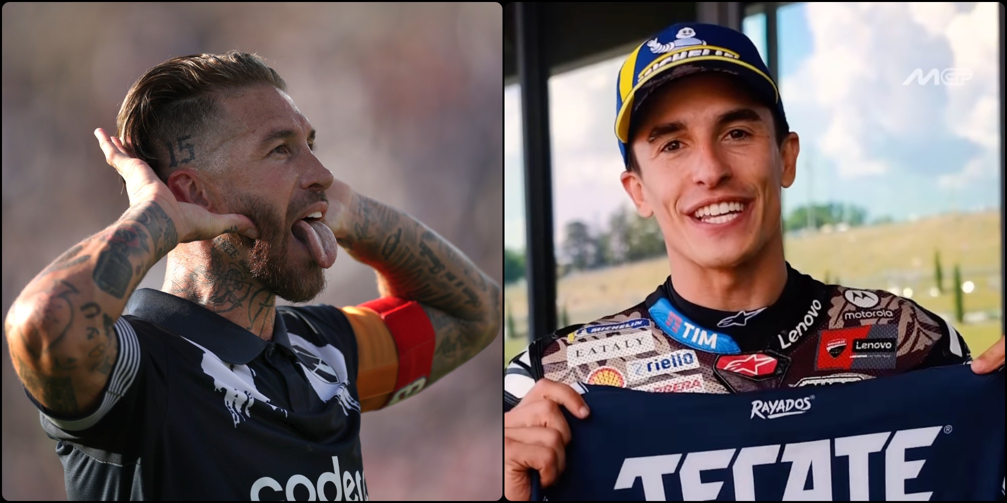 El detallazo más madridista de Sergio Ramos al culé Marc Márquez