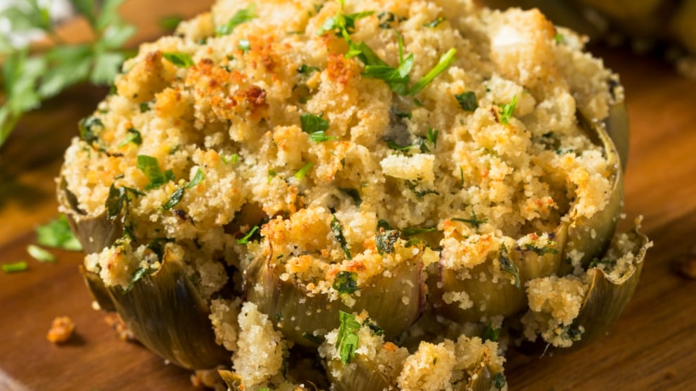 Receta de Alcachofas rellenas