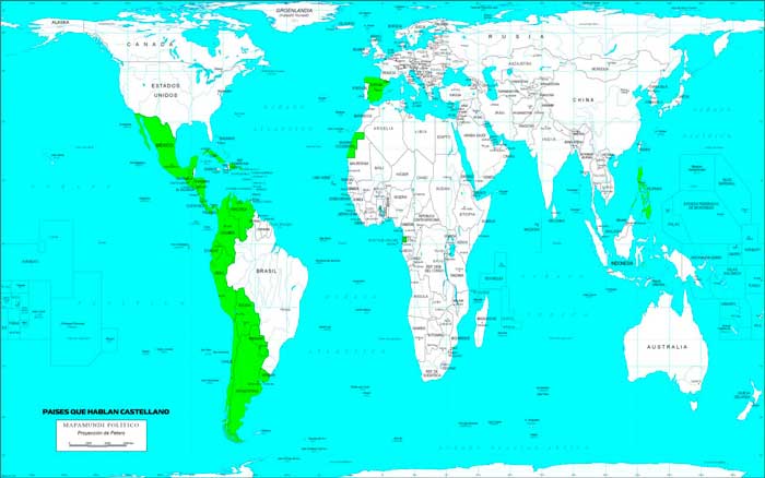 Español: Los países donde se habla son más de los que piensas