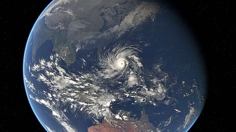 ¿Qué causa un tifón?