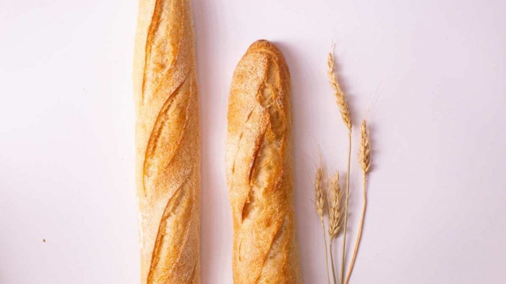 Receta de baguette casera o pan francés