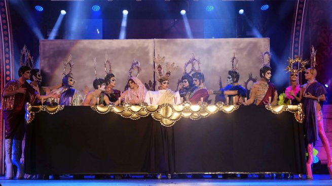 Drag Sethlas cede el trono con 'La última cena' en la Gala Drag Queen