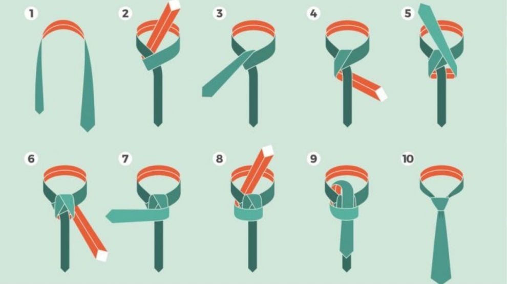 Cómo hacer un nudo de corbata de forma fácil paso a paso