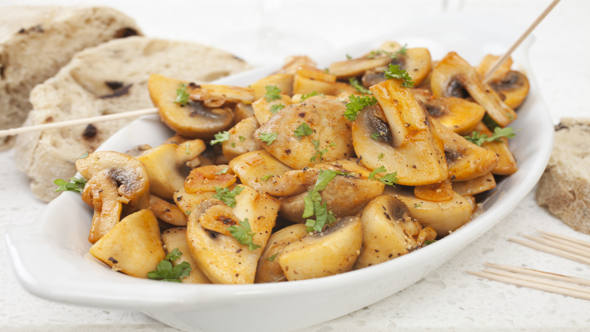 Receta de setas al ajillo