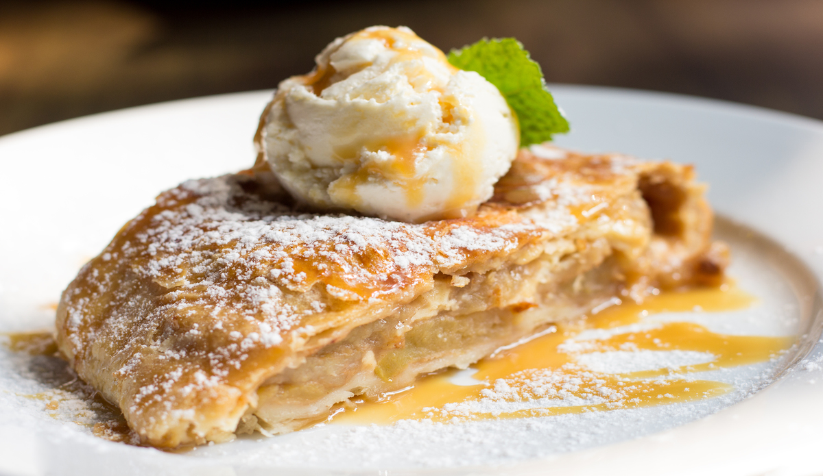 Receta de Strudel de manzana tradicional alemán fácil de preparar