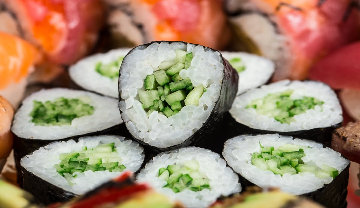 Receta de Makis de pepino japoneses paso a paso