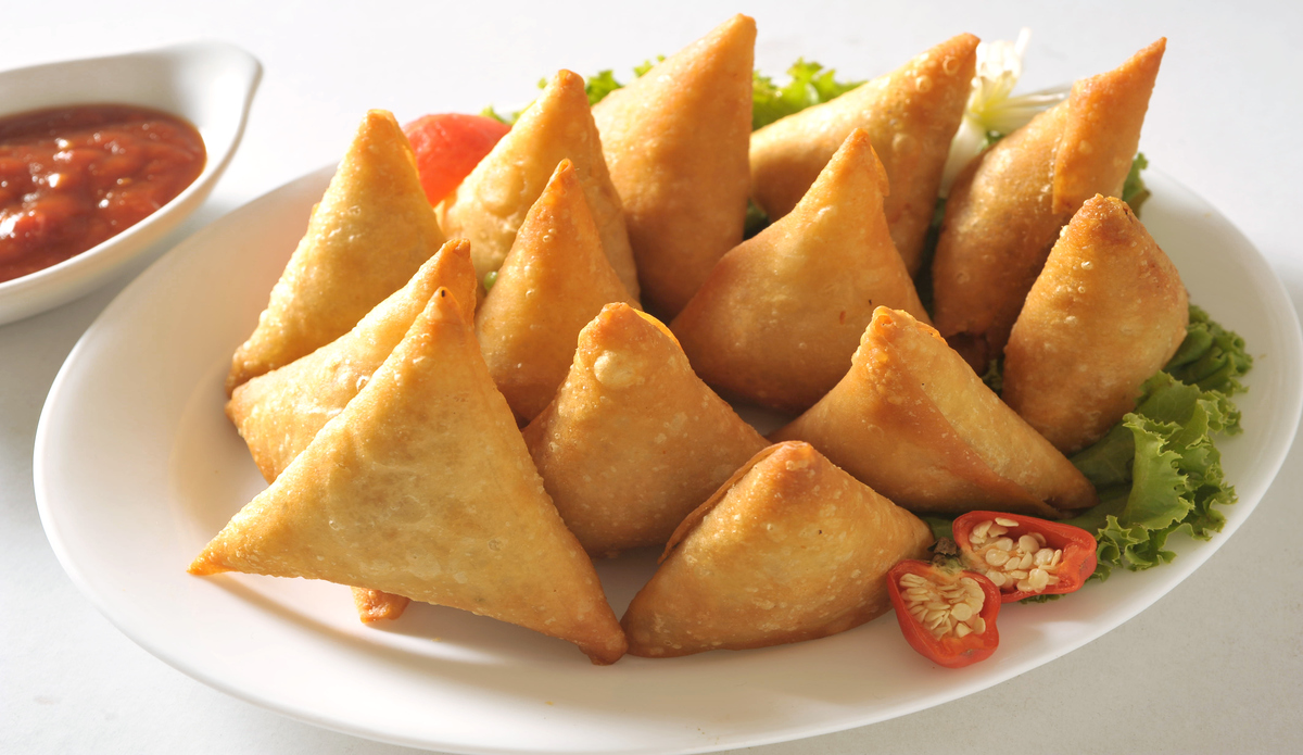 Receta de samosas de carne típicas de La India