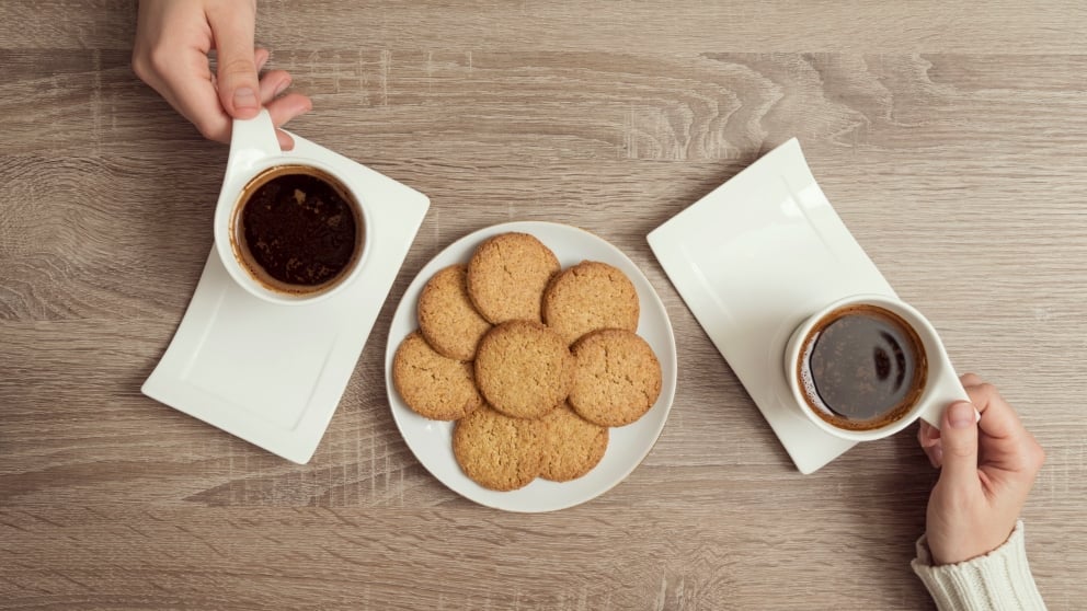 Receta de galletas de café