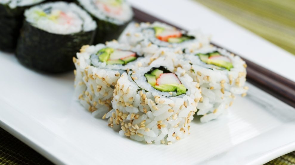 Receta de California roll