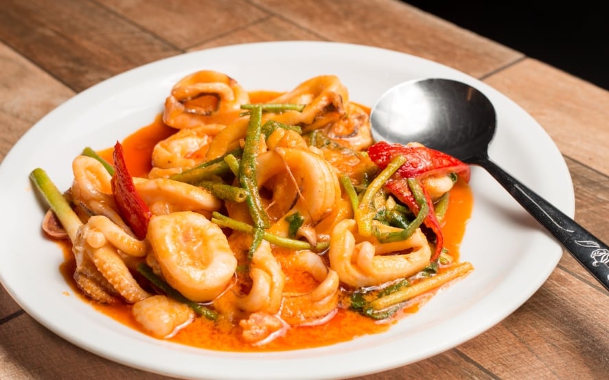 Receta de Calamares al curry