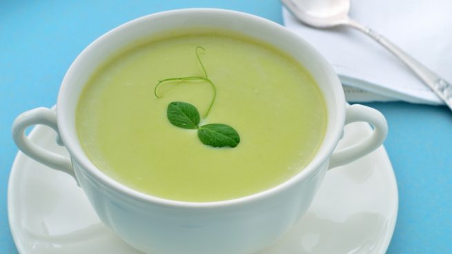Receta de Crema fría de guisantes