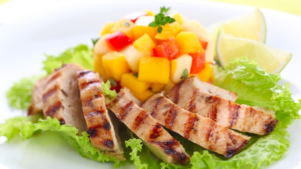 Receta de pollo con salsa de mango