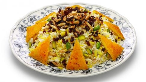 Receta de Tahdig típico de Irán