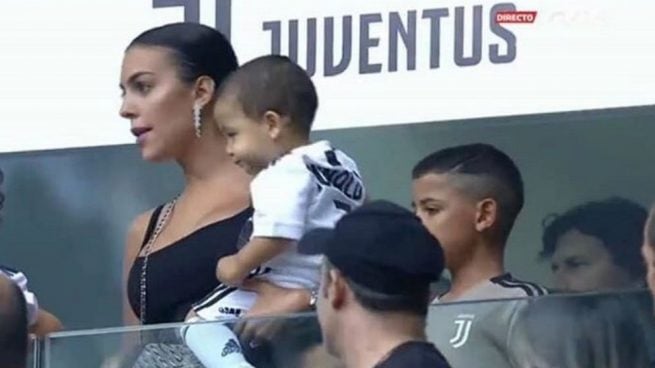 Así disfrutó Georgina con los goles de Cristiano