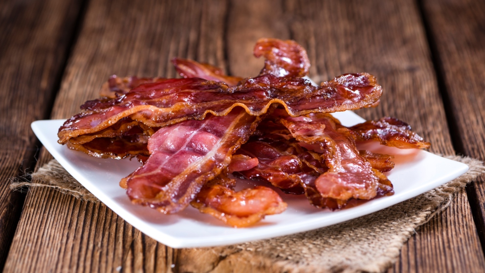 Receta de Crujiente de jamón serrano en microondas