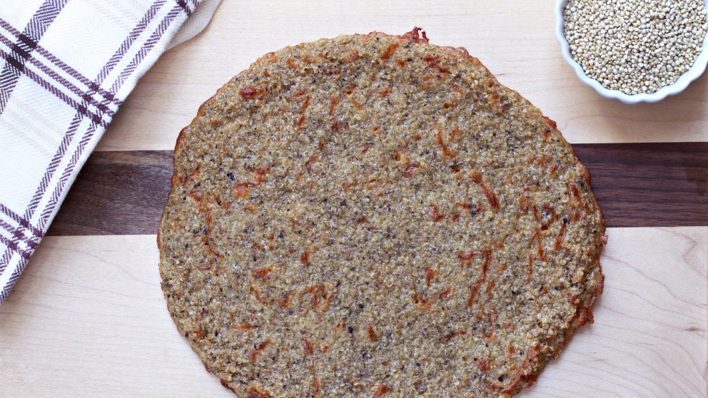 Receta de Pizza de quinoa fácil de preparar