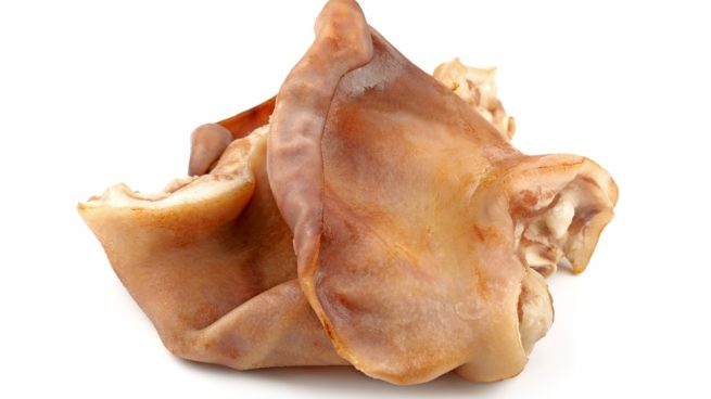 Receta de Oreja de cerdo guisada