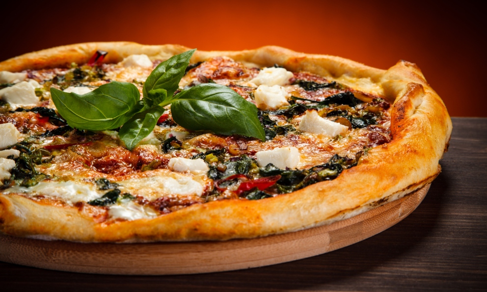 Receta de Pizza de setas y queso de cabra