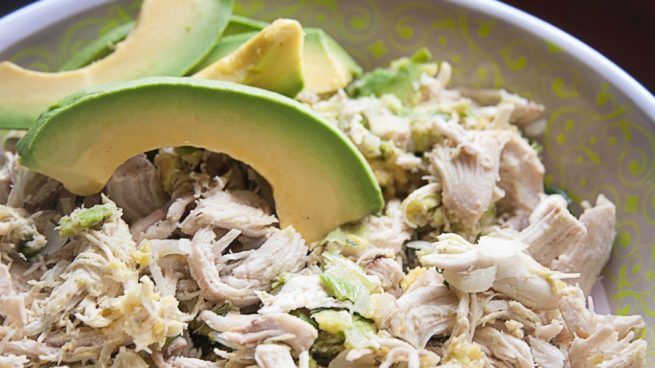 Receta de Pollo mechado