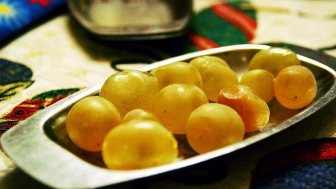 Receta de sorbete de uvas