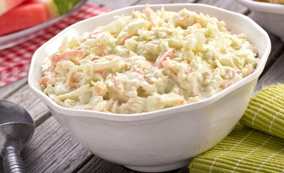 Receta de Ensalada fácil de repollo y patata