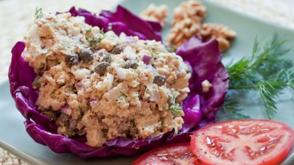 Receta de Atún vegano con soja texturizada