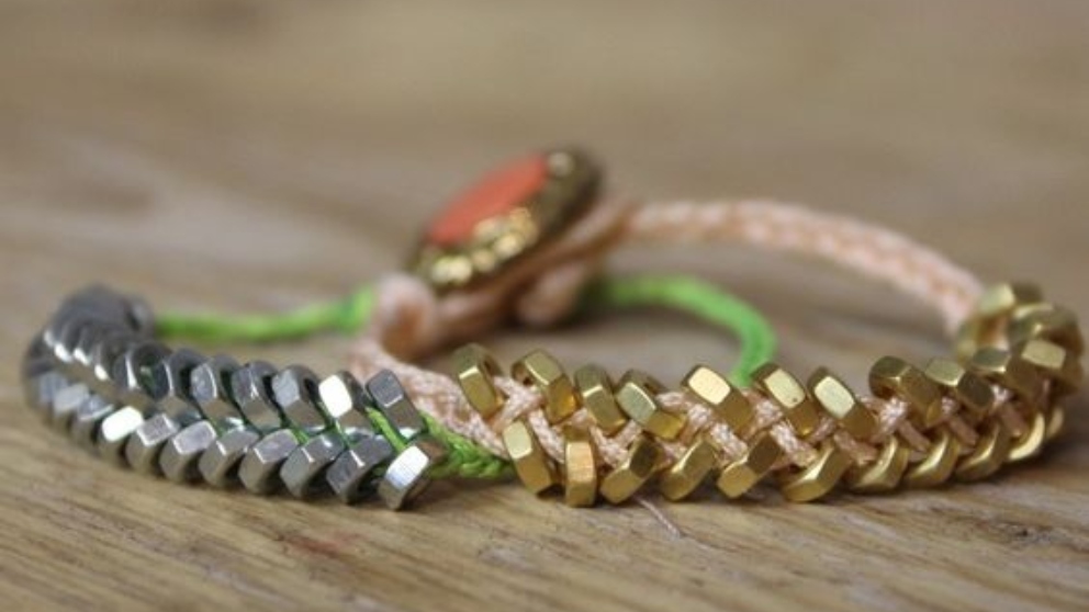 Cómo hacer una pulsera con tuercas paso a paso de forma original