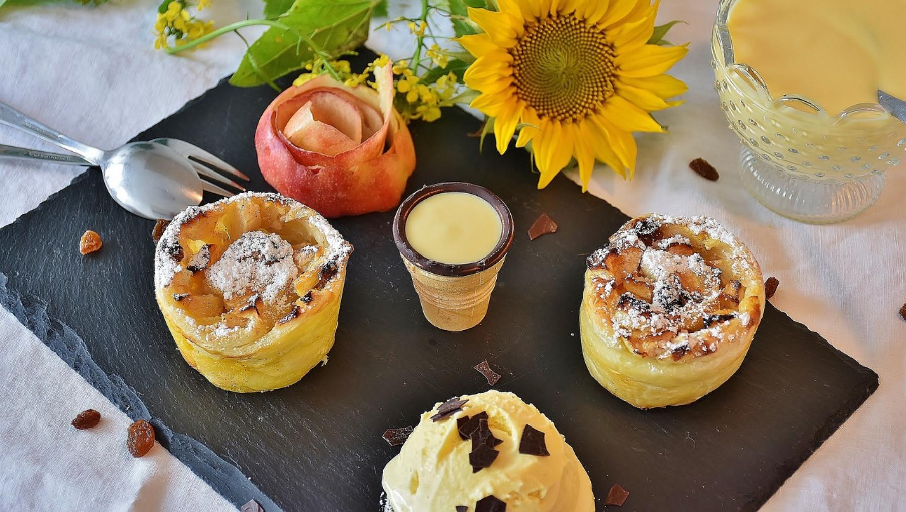 Receta de Manzanas rellenas de crema Receta de Manzanas rellenas de crema