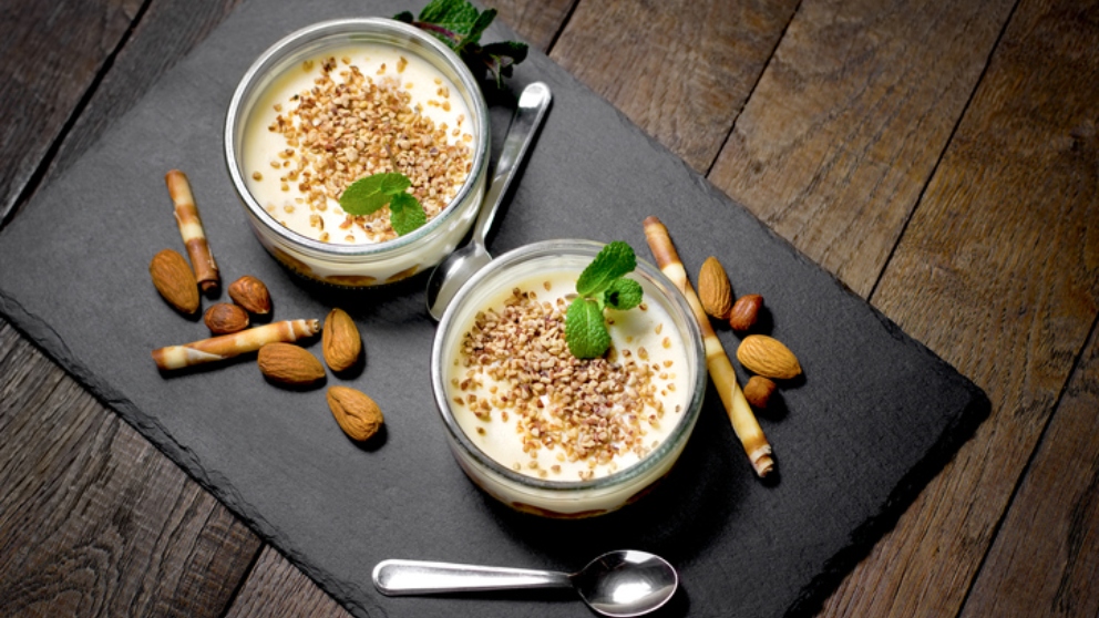 Receta de pastel semifrío de turrón