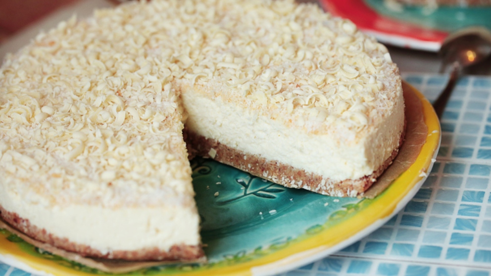 Receta de pastel de coco sin horno