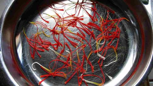 Receta de Pollo en salsa de azafrán