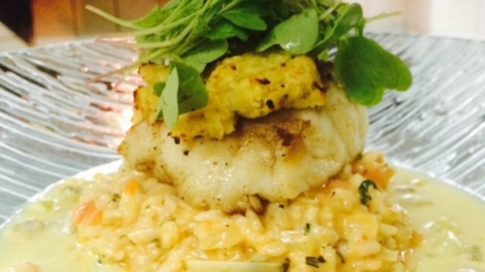 Receta de mero en salsa de coco