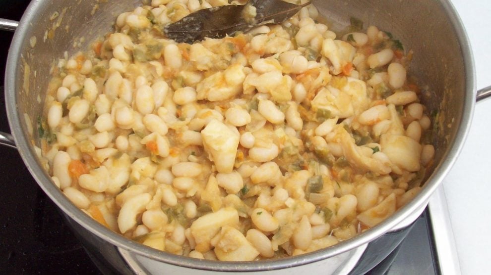 Receta de pote vegetariano con setas