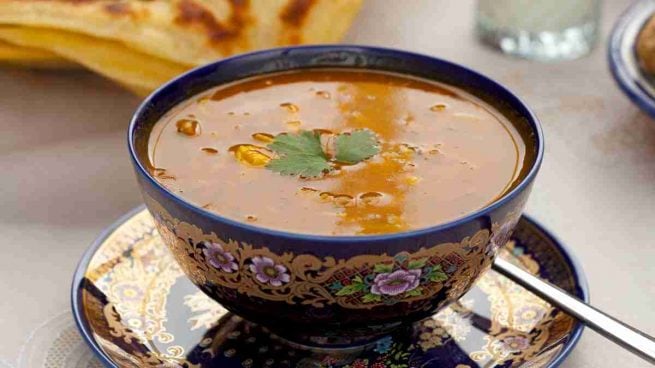 Receta de sopa marroquí tradicional