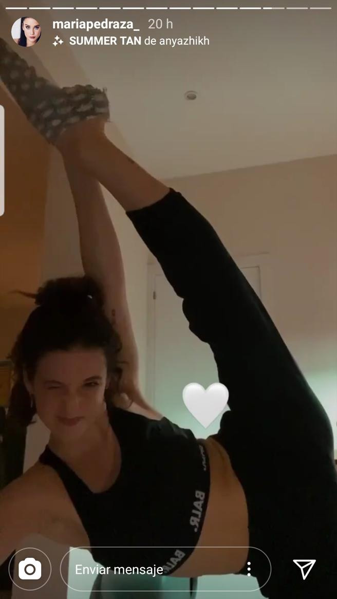 Instagram: María Pedraza deja a sus fans en shock con estos movimientos ...