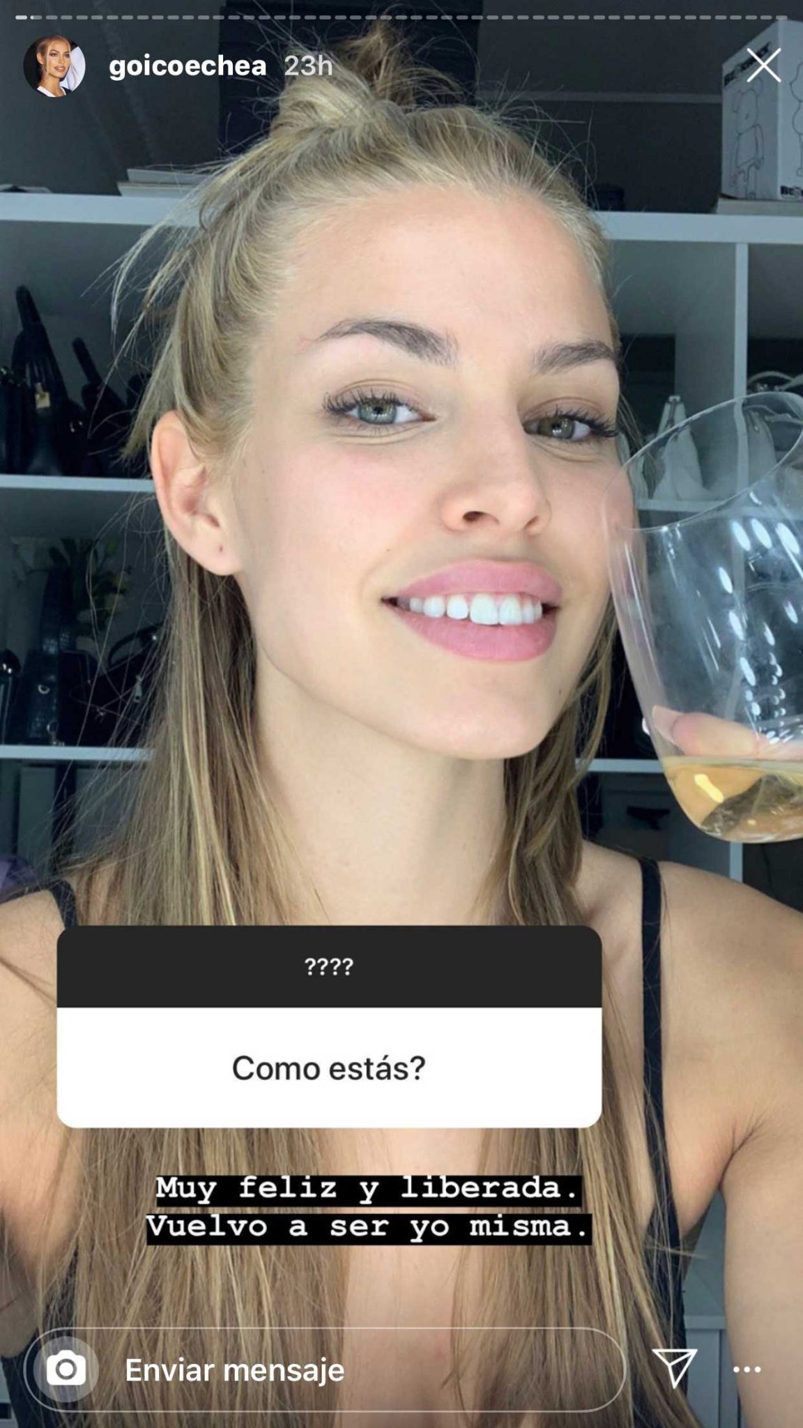 Jessica Goicoechea le dedica un corte de mangas a su ex, River Viiperi
