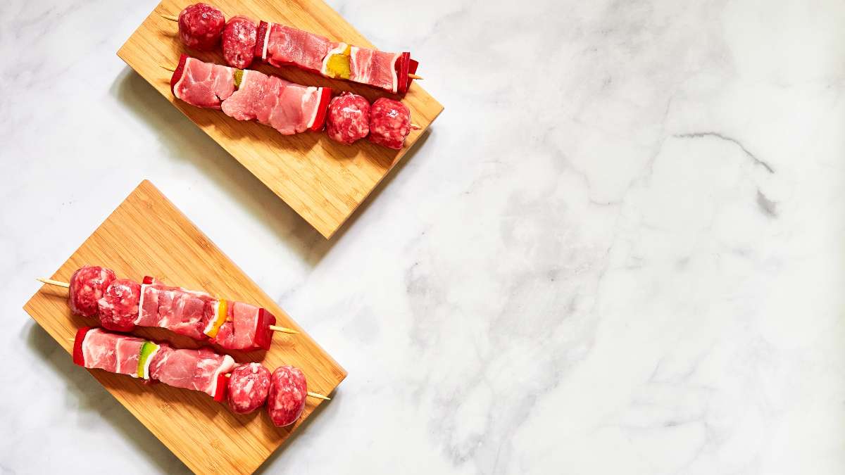 Receta de Brocheta de cordero con costra de caramelo