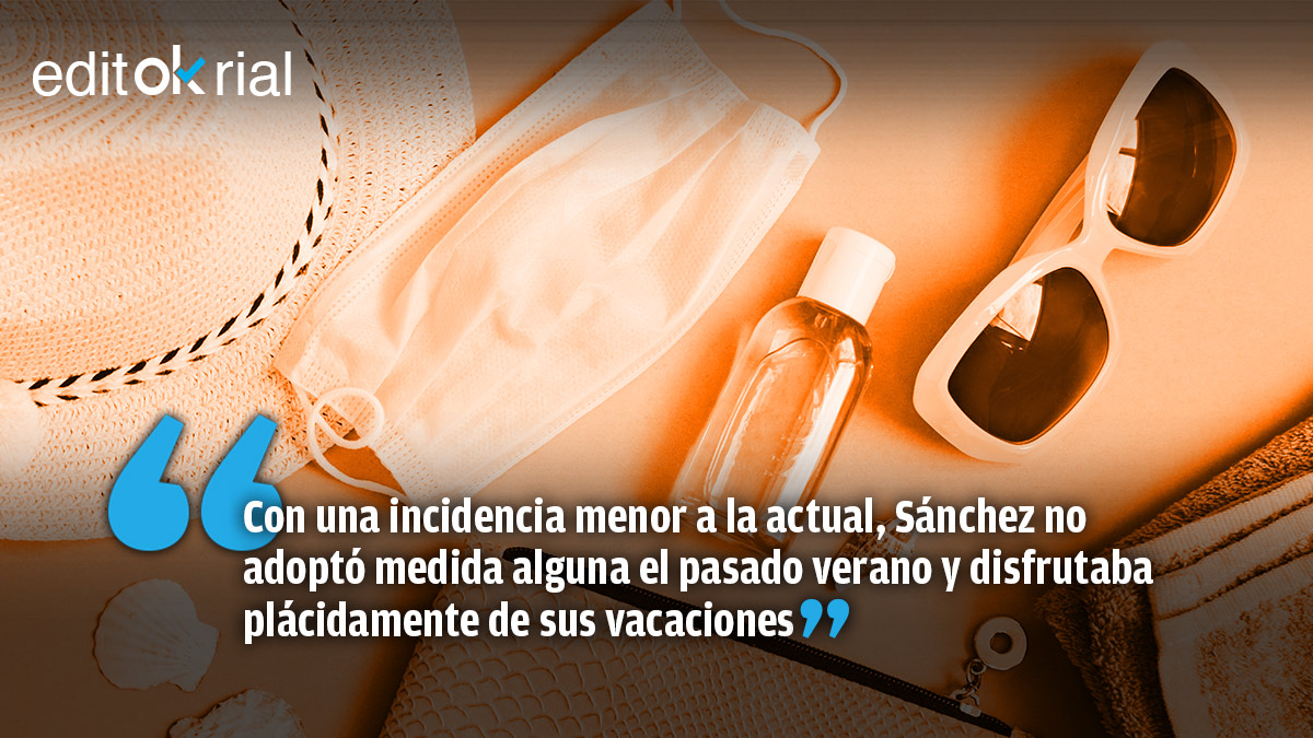Los criterios sanitarios varían según Sánchez esté o no esté veraneando