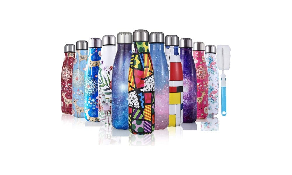 5 botellas de acero inoxidable bonitas y originales