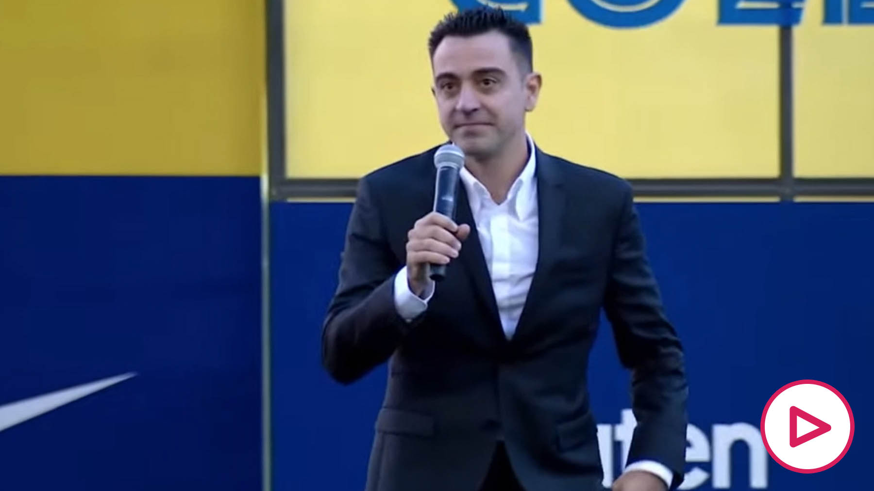 Xavi, en su presentación: "Me voy a dejar la vida"