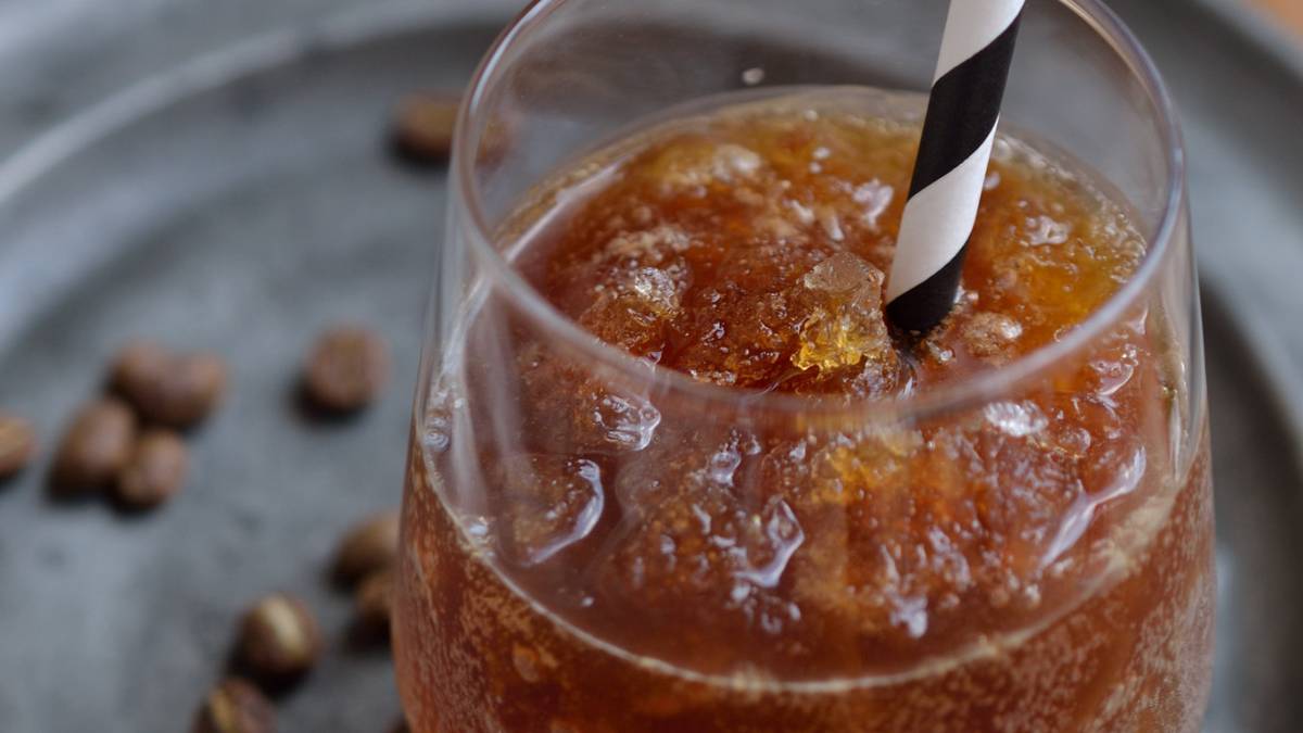 Receta de coffee tonic cold brew