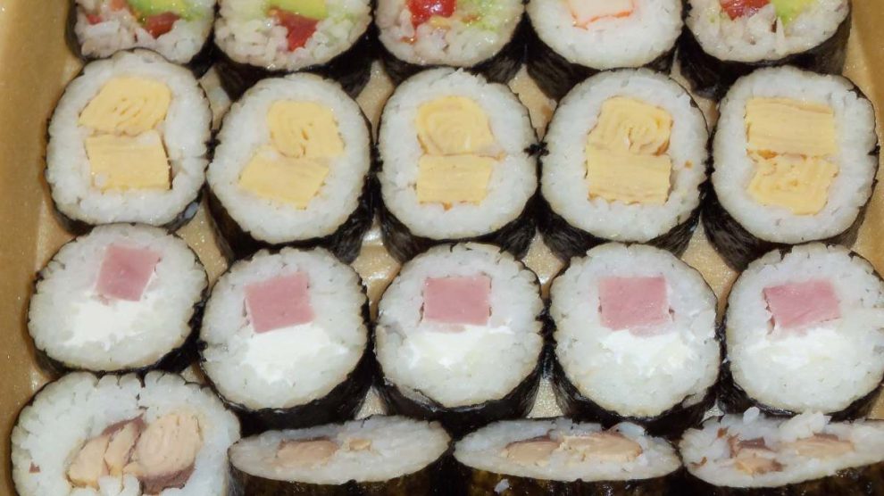 Receta de pastel de sushi