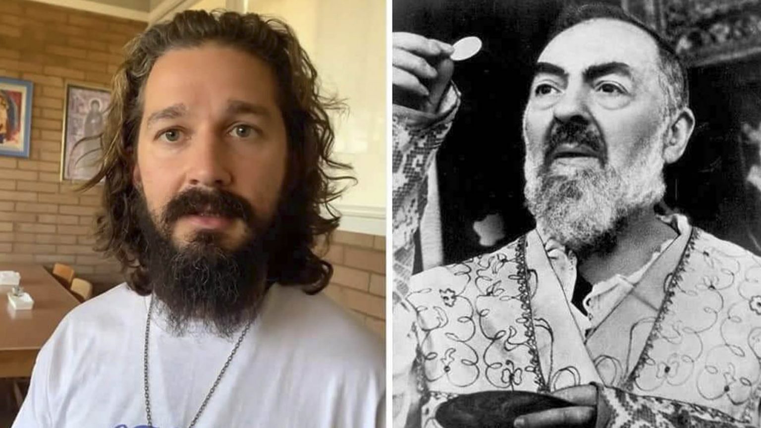 El actor Shia LaBeouf confirma su salto al catolicismo y su intención ...