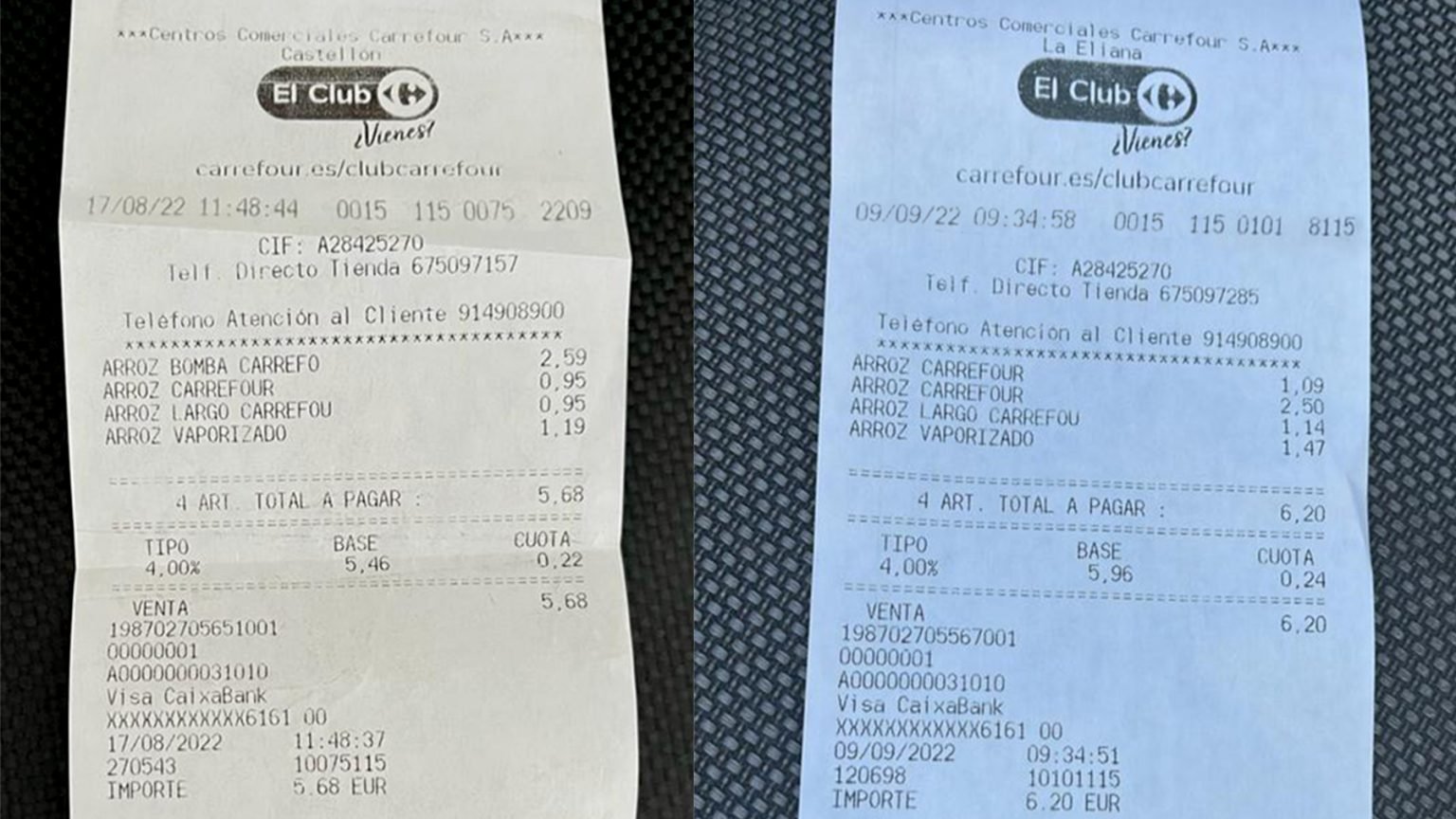 Carrefour sube hasta un 30% el precio de alimentos básicos antes del ...