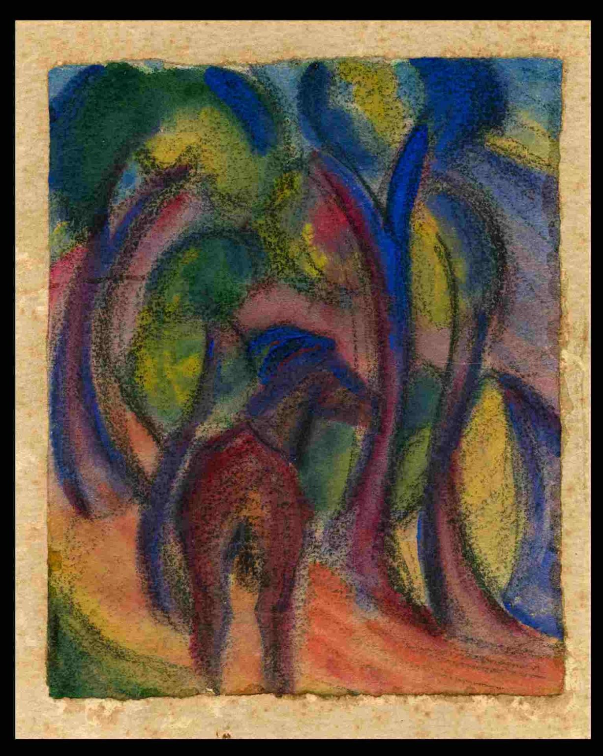El increíble descubrimiento de una obra millonaria de Franz Marc en ...