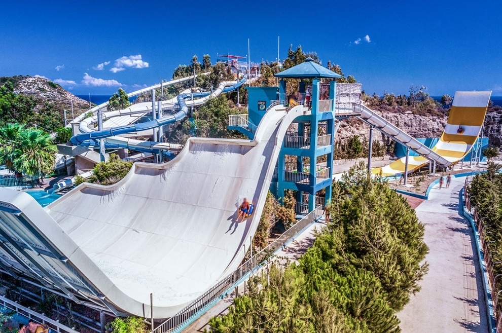 Fabelhafte Faliraki Water Park Bilder