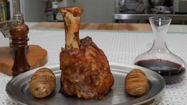 Jarrete de ternera en olla rápida