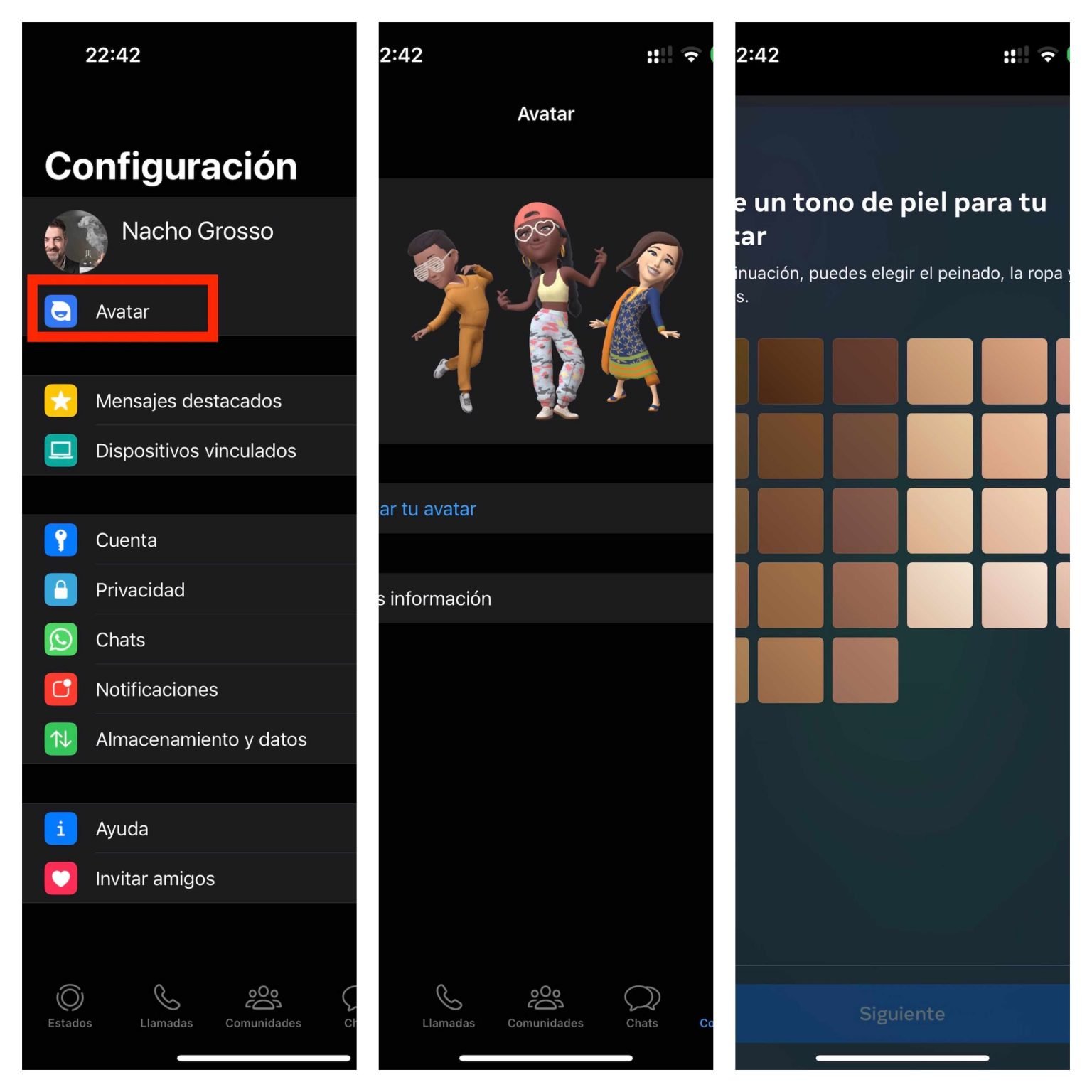 Así puedes crearte tu avatar en WhatsApp en un plis-plas
