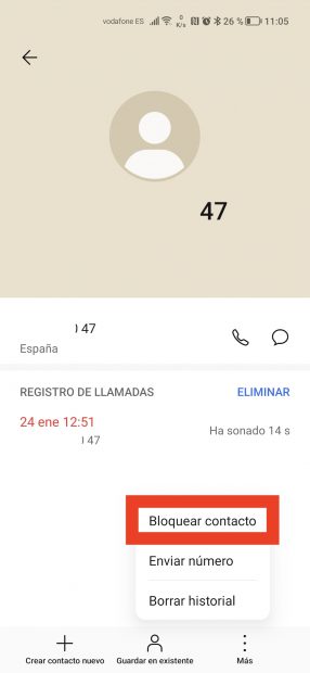Cómo bloquear un numero de teléfono en Android y iPhone