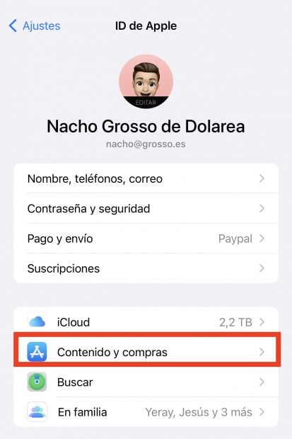 Cómo consultar tu historial de compras de apps en un iPhone